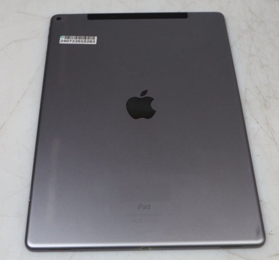 Apple A1652 iPad Pro Space Gray 12.9" 128GB iOS 16.7.10 Unlocked Bright ...