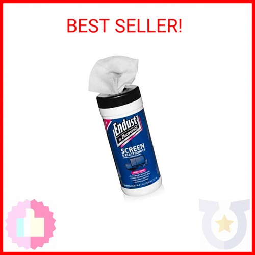 Endust for Electronics; Screen & Surface Cleaning Wipes, Great LCD and ...