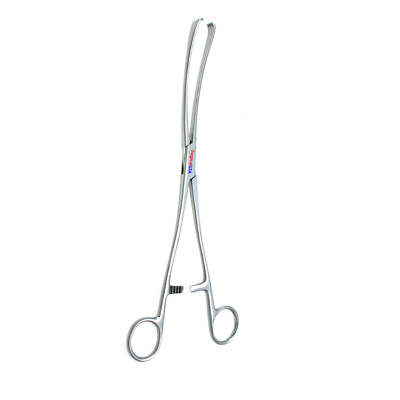 Teale Vulsellum Forceps 10" Curved Sideways 3x4 Teeth Grasping Jaws | eBay