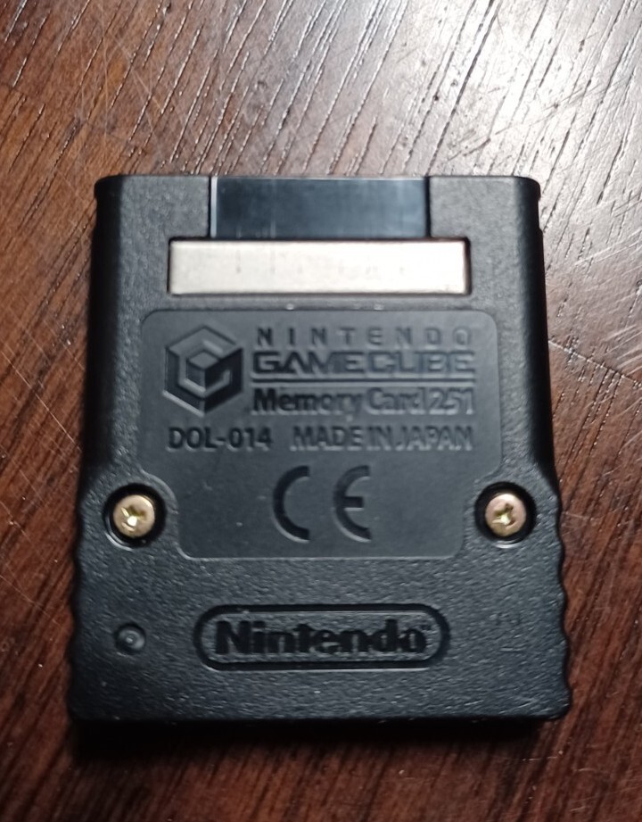Official Nintendo GameCube Memory Card DOL-014 Original Black OEM 251 ...