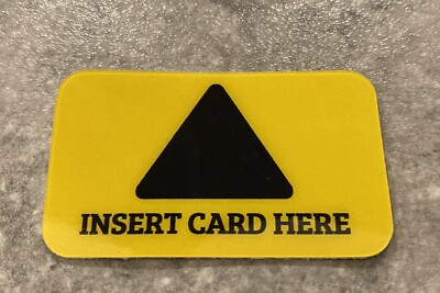 LEVC Zettle Lopay Curb Card Machine “Insert Card Here” Quality Sticker ...