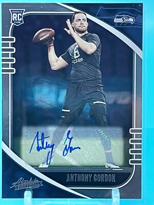 ANTHONY GORDON NFL Seahawks 2020 Panini Absolute RC Rookie Auto #105 | eBay