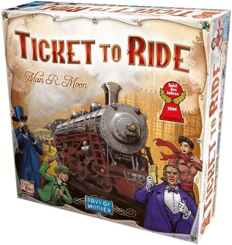 Days of Wonder Ticket To Ride by Alan R. Moon Train Adventure Board ...