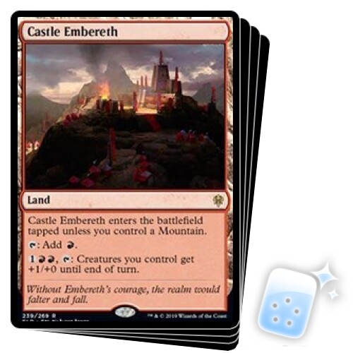 Castle Embereth X4 M/NM Magic: The Gathering MTG Throne Of Eldraine | eBay