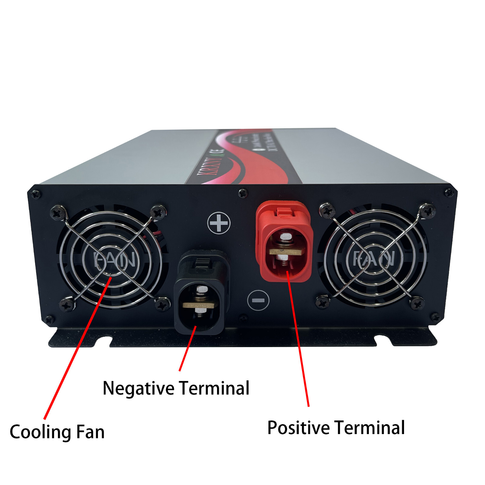 4000W Pure Sine Wave Power Inverter 12V 24V 48V DC to 120V AC with LCD ...