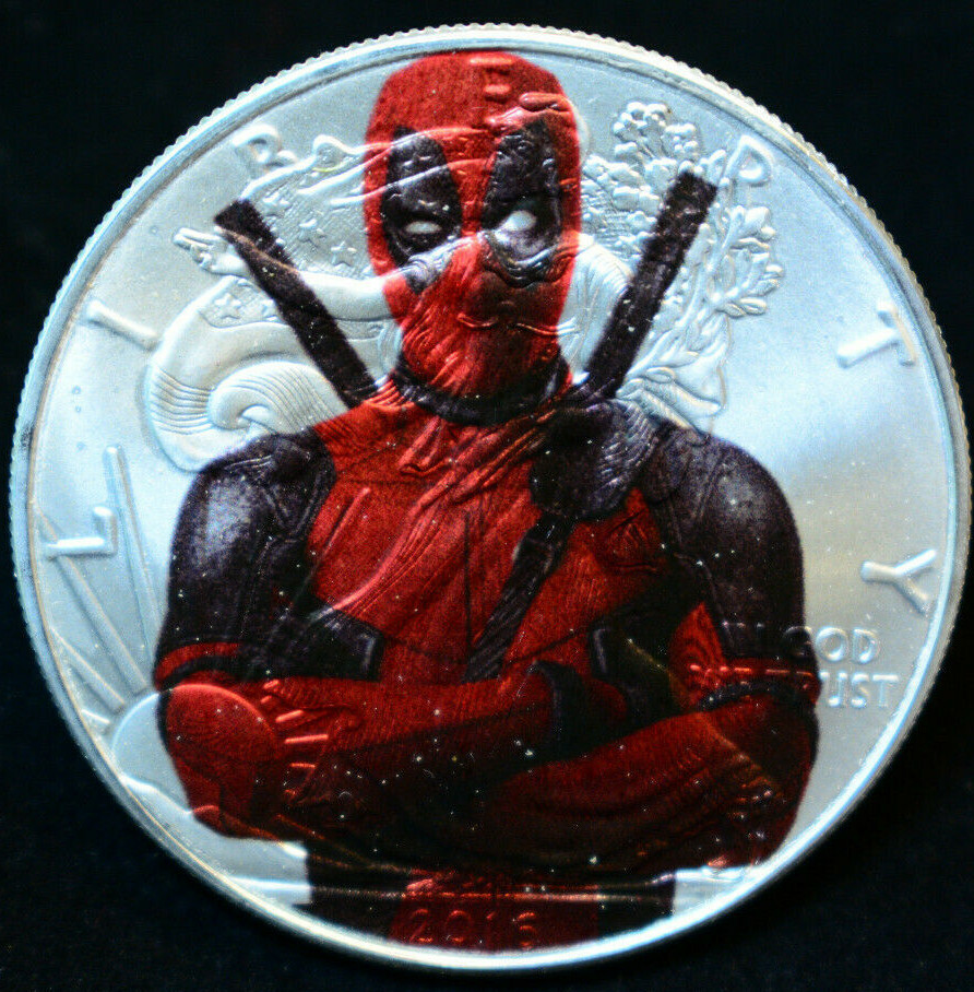 Deadpool - American Silver Eagle 1oz. .999 Limited Edition Silver ...