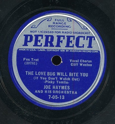 78tk-dance-PERFECT 7-05-13-Joe Haymes-(Love bug will bite you/My Little ...