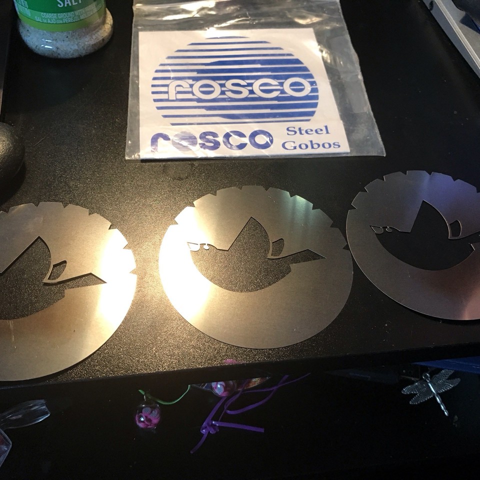 3 BIRD ROSCO STEEL GOBOS | eBay