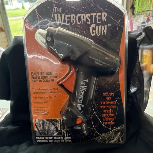 The Webcaster Gun Halloween Decor Makes Spooky Spider Webs Realistic ...