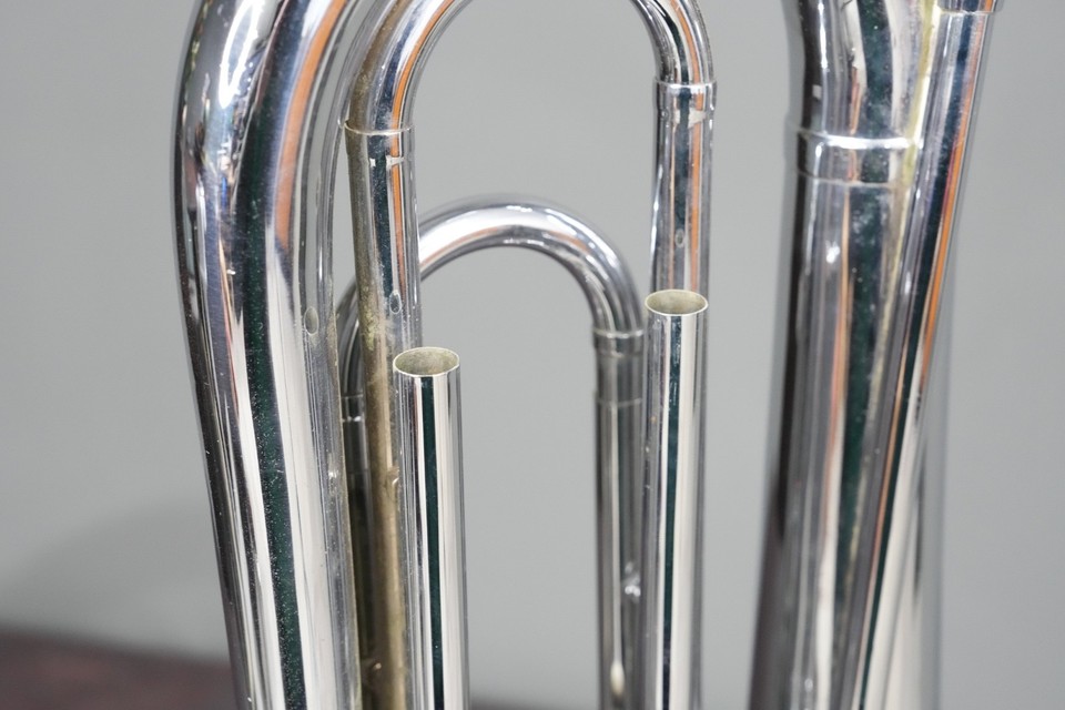 Vintage Getzen Baritone Deluxe Horn Bugle Single Valve antique Ludwig ...