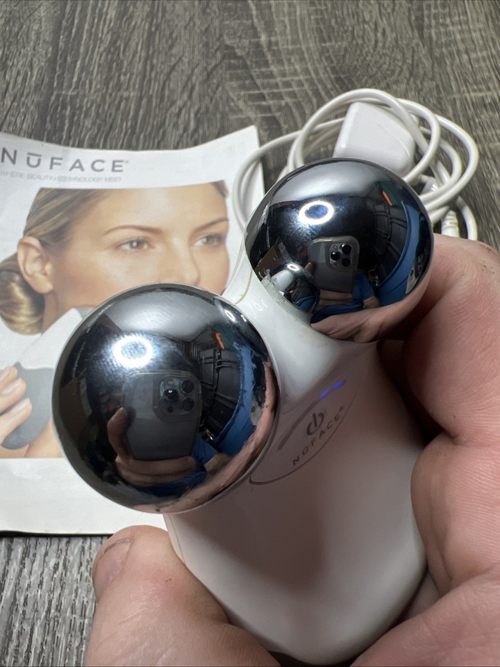 NuFACE Mini Facial Toning Device W/ Charger + Manual Tested Working! | eBay