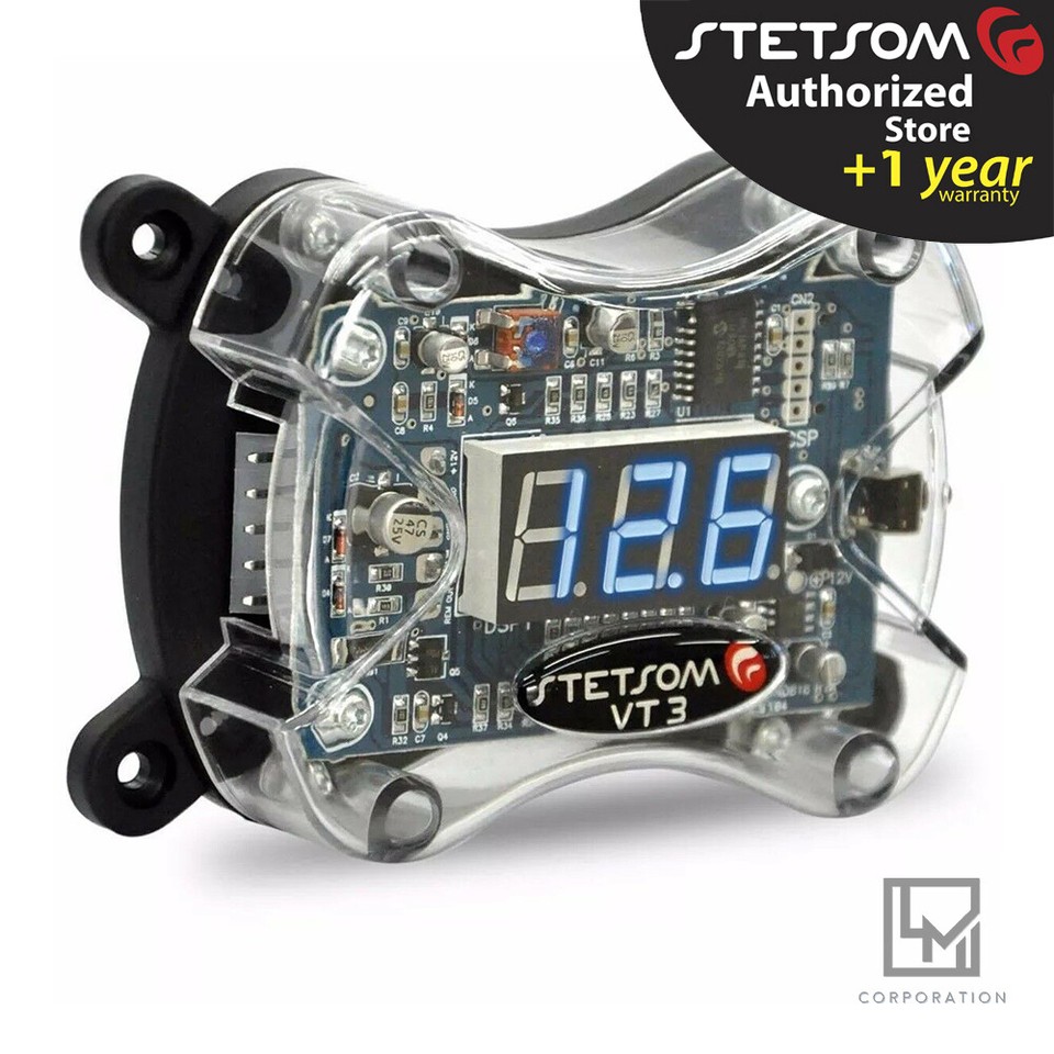 Stetsom VT 3 Voltmeter Digital + Stetsom SX2 Red Control Remote Car ...