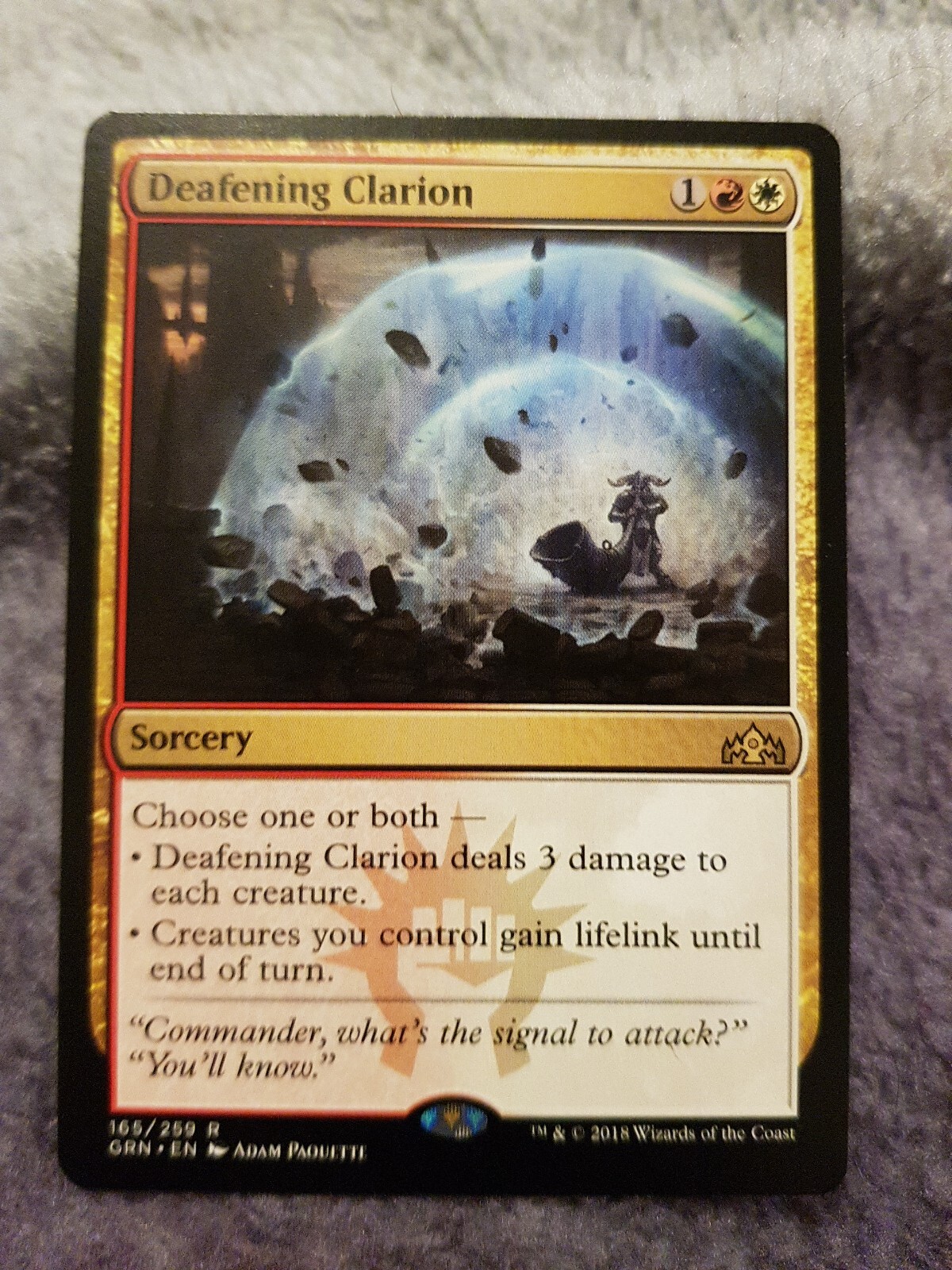 1x MTG Magic The Gathering TCG Deafening Clarion - Guilds of Ravnica ...