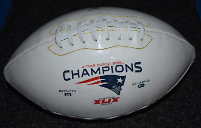NEW ENGLAND PATRIOTS LEATHER NFL SPORTS FOOTBALL | eBay