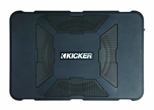 Kicker 51HS8 8" Hideaway Under-Seat Powered Car Audio Subwoofer Compact ...