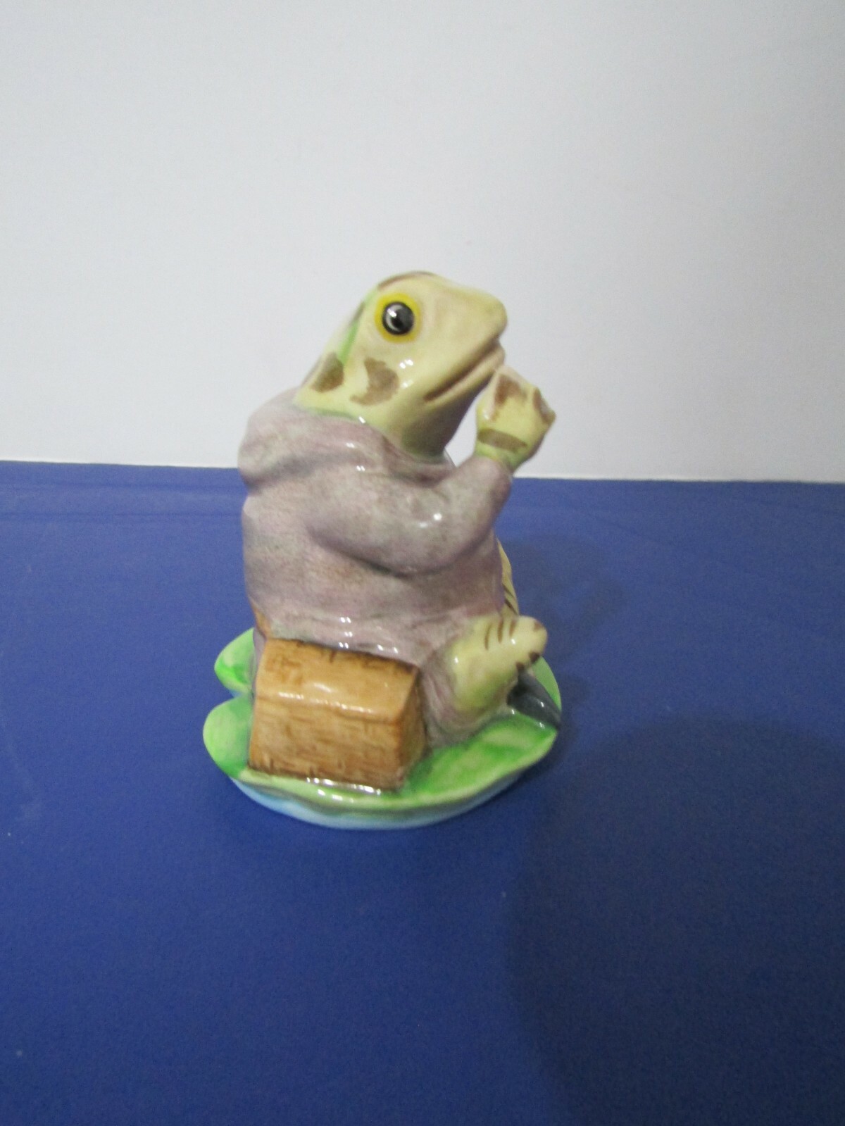 Beatrix Potter's JEREMY FISHER Frog Figurine Royal Albert 1989 ENGLAND ...