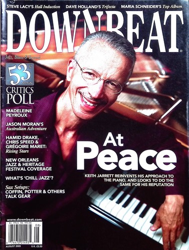 Down Beat Magazine August 2005 Keith Jarrett, Jason Moran, Madeleine ...