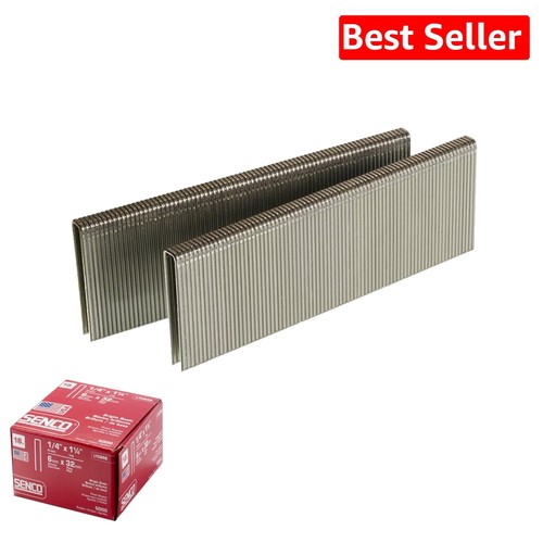 Versatile 18 Gauge Staples 1/4 inch Crown, 1-1/4 inch Long – 5,000 ...