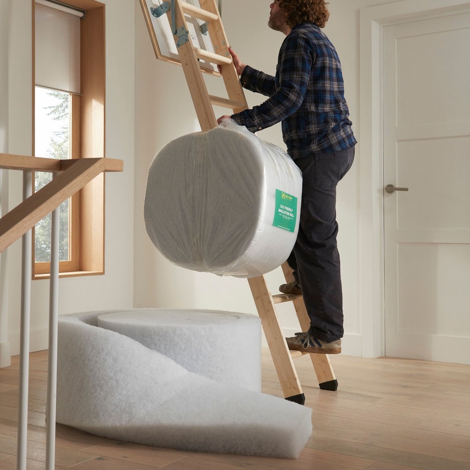 Itch Free & Eco Friendly Roof Loft Thermal Insulation Rolls All Sizes ...