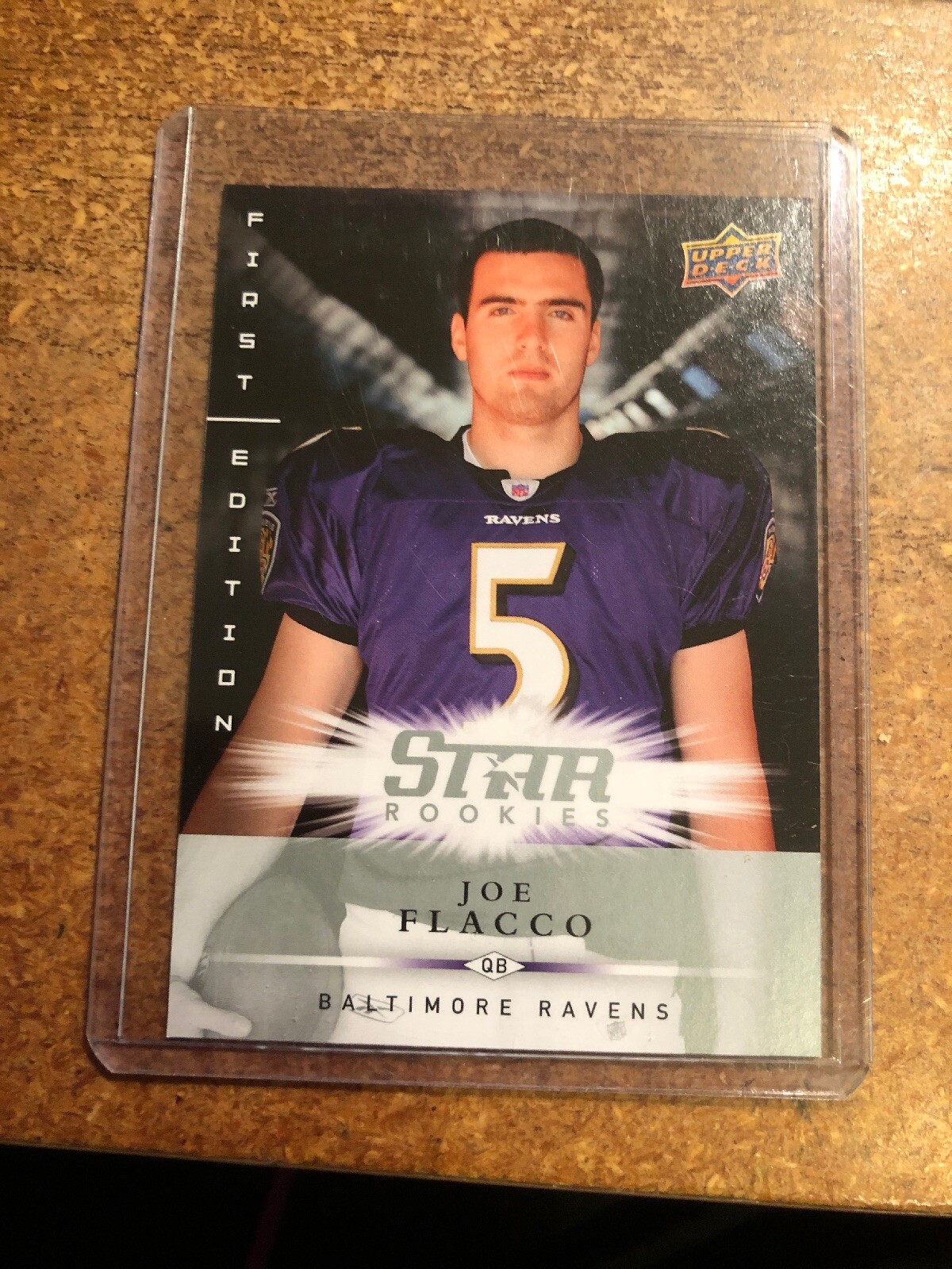 2008 Upper Deck First Edition Football # 170 Star Rookie Joe Flacco RC ...