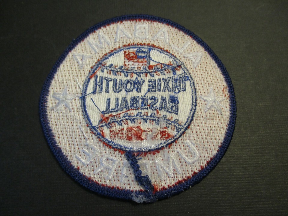 Alabama Dixie Youth Baseball League Umpire patch (unused) - 3 inches ...