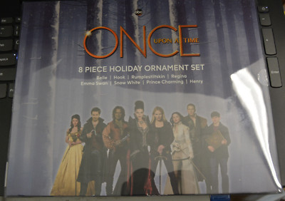 RARE ICON HEROES ONCE UPON A TIME 8 PIECE HOLIDAY CHRISTMAS ORNAMENT ...
