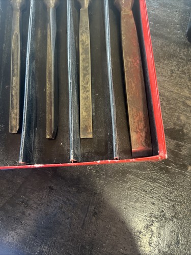 Vintage Ashley Iles Wood Carving Tool set 5pcs Plus One Other Marked ...