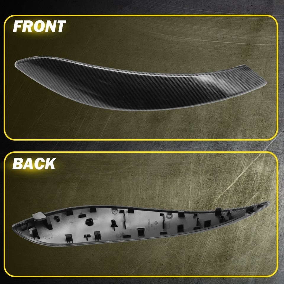 2x Carbon Interior Fiber Door Handle Cover Pull Trim For BMW 3GT F34 ...