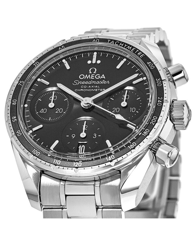 New Omega Speedmaster Automatic Black Dial Unisex Watch 324.30.38.50.01 ...