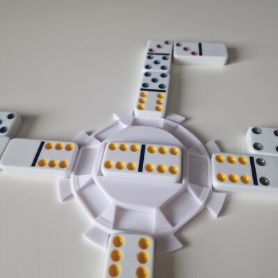 Mexican Train Dominoes Train Station Hub Starter Centerpiece | eBay UK