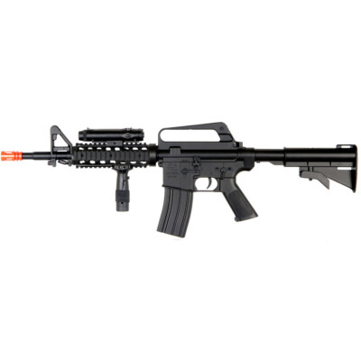 Well M16A4 Airsoft Spring Rifle Replica M16 M4 Style Toy Gun w/ LED ...