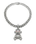 Hip Hop 38 BABY Young Boy Monkey Pendant & Iced Box Lock Cuban Chain ...