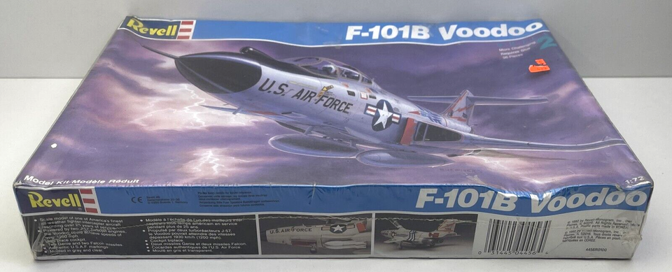 Revell Model Kit - F-101B Voodoo Airplane - 1:72 Scale | eBay
