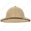 French Tropical Pith Helmet - Khaki Colonial Explorer Adventurer Safari ...