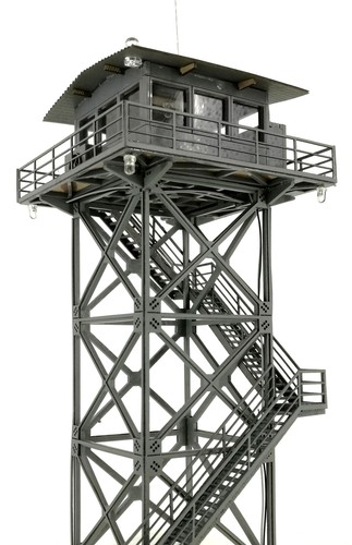 1/87 Scale HO Ratio Train railway Control tower Assemble model Not ...