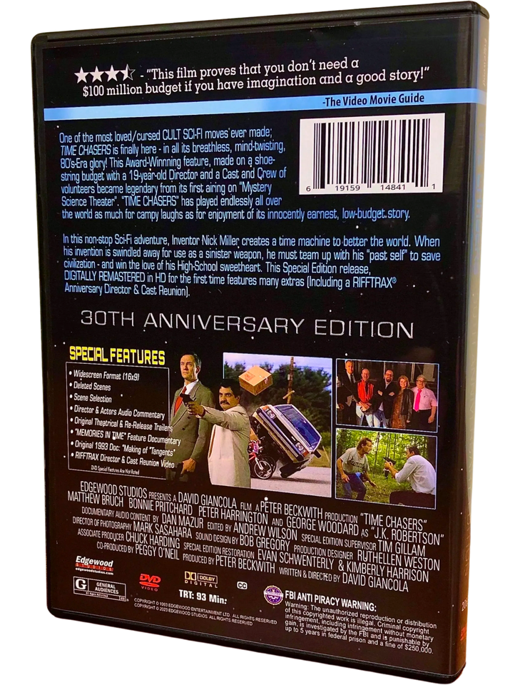 Time Chasers 30th Anniversary Special Edition DVD | eBay