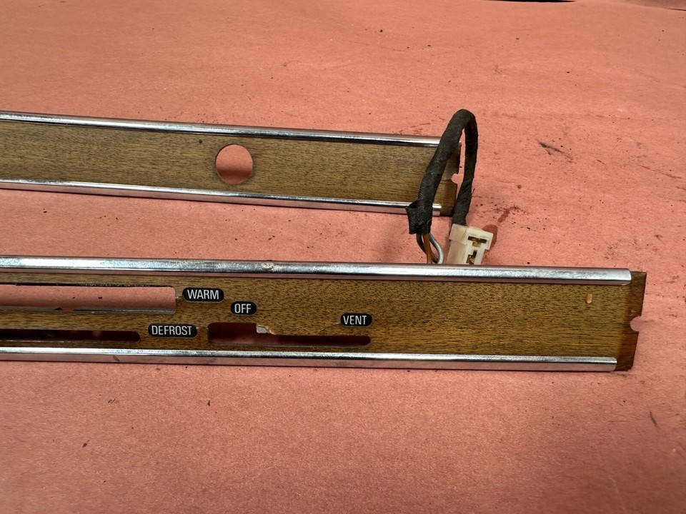 BMW 1976 E3 3.0Si Wood Inlay Control Panel Heater Adjustable OEM #JRD ...