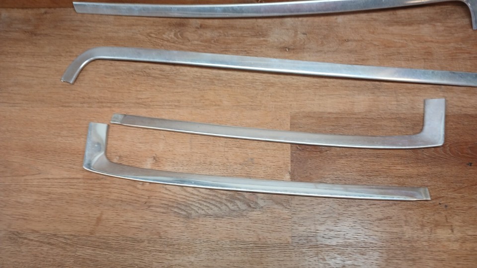 80 - 97 FORD OBS F150 BRONCO F250 F350 WINDSHIELD CHROME TRIM PIECES ...