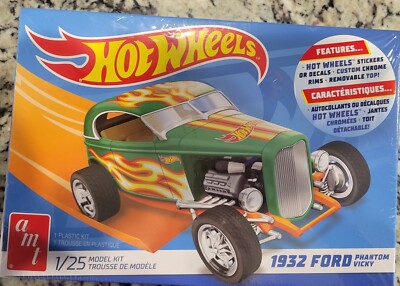 AMT Model Kit 1932 Ford Phantom Vicky "Hot Wheels" Skill 2 1/25 Scale ...