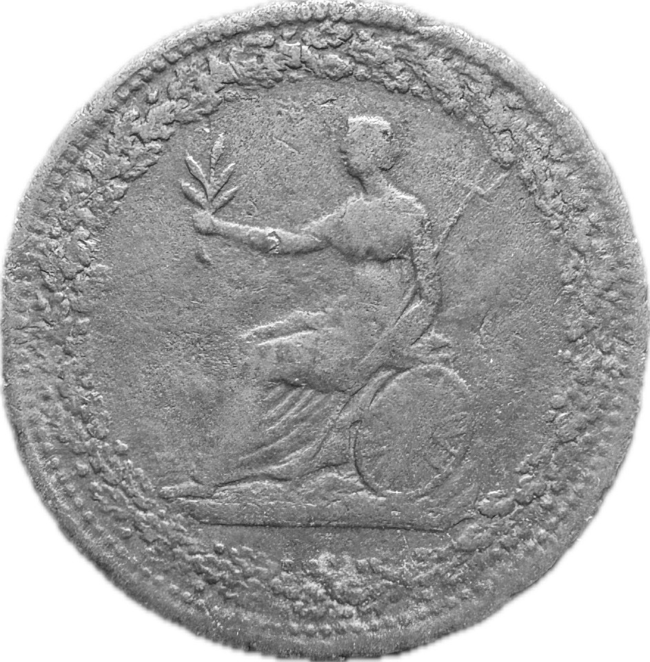 LC-54D2, Lower Canada Spread Eagle Token, 1815, Clockwise Wreath, VF ...