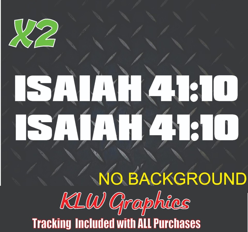 Isaiah 41:10 Jesus sticker decal Christian GOD Bible verses FaIth ...