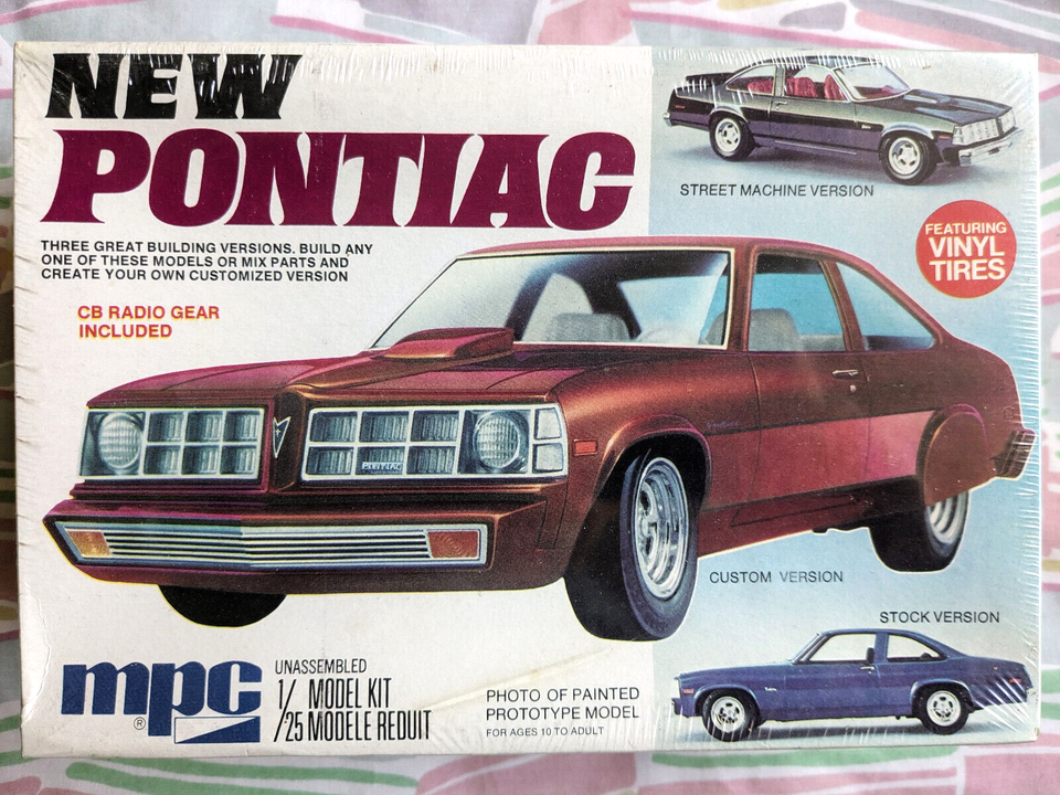 L@@K! RARE **FACTORY-SEALED *ORIGINAL VINTAGE MPC "NEW PONTIAC" KIT ...