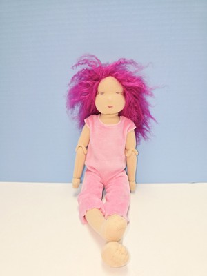 Kathy Kruse Doll Magic Cabin Fairy Cloth Jointed Pink Hair | eBay