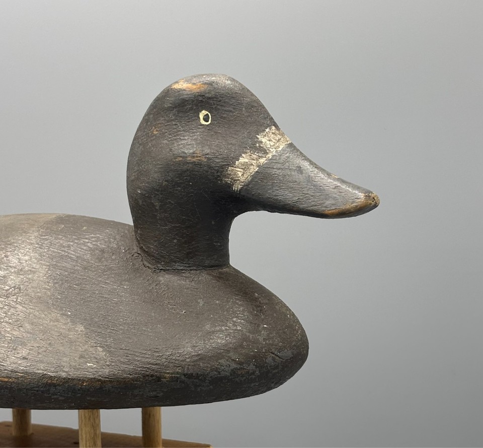 WORKING ***MICHIGAN AREA*** LOW PROFILE BLUEBILL HEN VINTAGE DECOY DUCK ...
