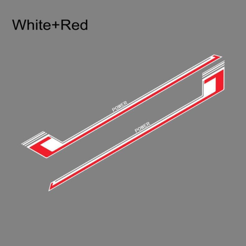 Graphic Power Racing Stripe Car Sticker For Isuzu Dmax D-Max Side Door ...