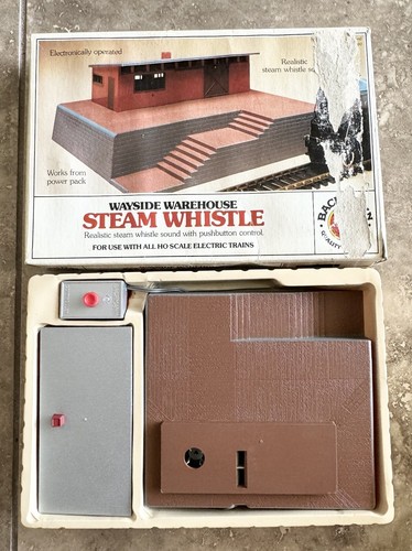 Vintage HO Scale Bachmann Wayside Warehouse Steam Whistle In Box #1436 ...