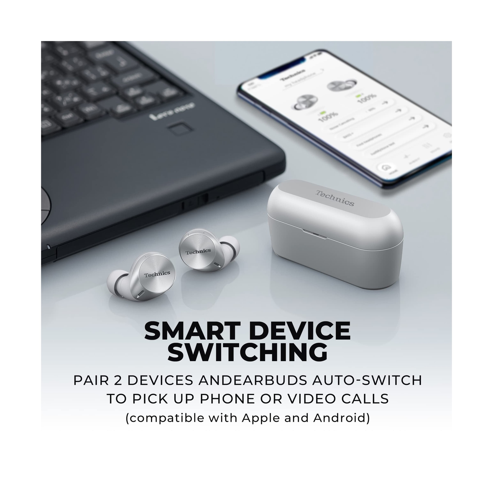 Technics EAH-AZ60P-S Wireless Earbuds - Silver for sale online | eBay