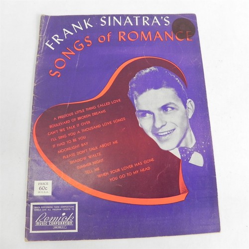 VINTAGE 1944 FRANK SINATRAS SONGS OF ROMANCE BY REMICK MUSIC ...