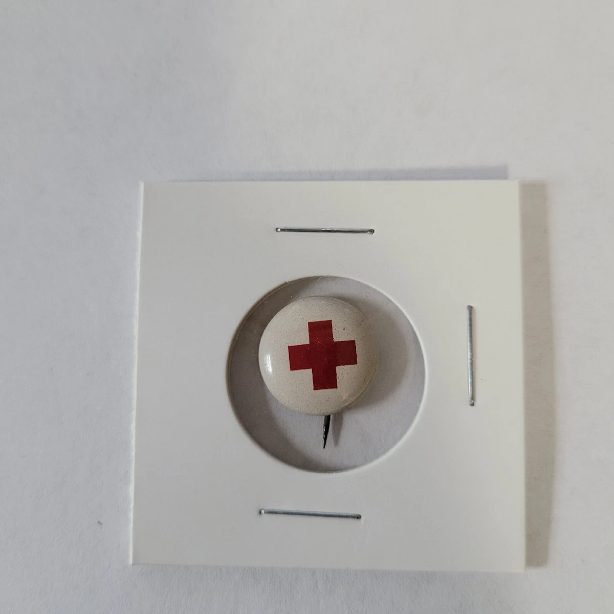 Red Cross Button Logo