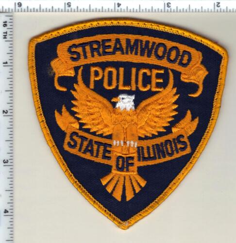 Streamwood Police (Illinois) uniform take-off Shoulder Patch from 1992 ...
